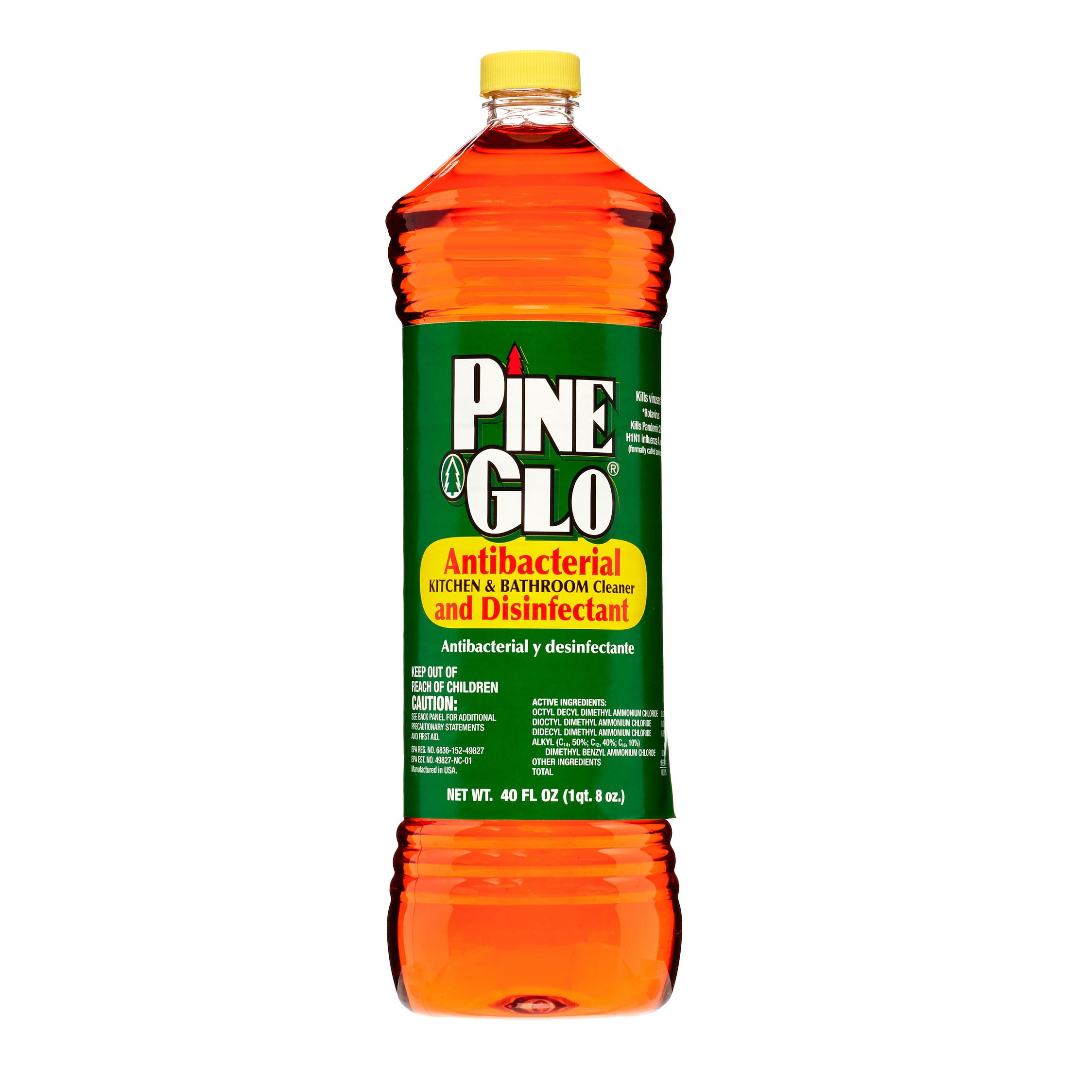 Pine Glo Multi-Purpose Antibacterial Disinfectant Cleaner for All ...