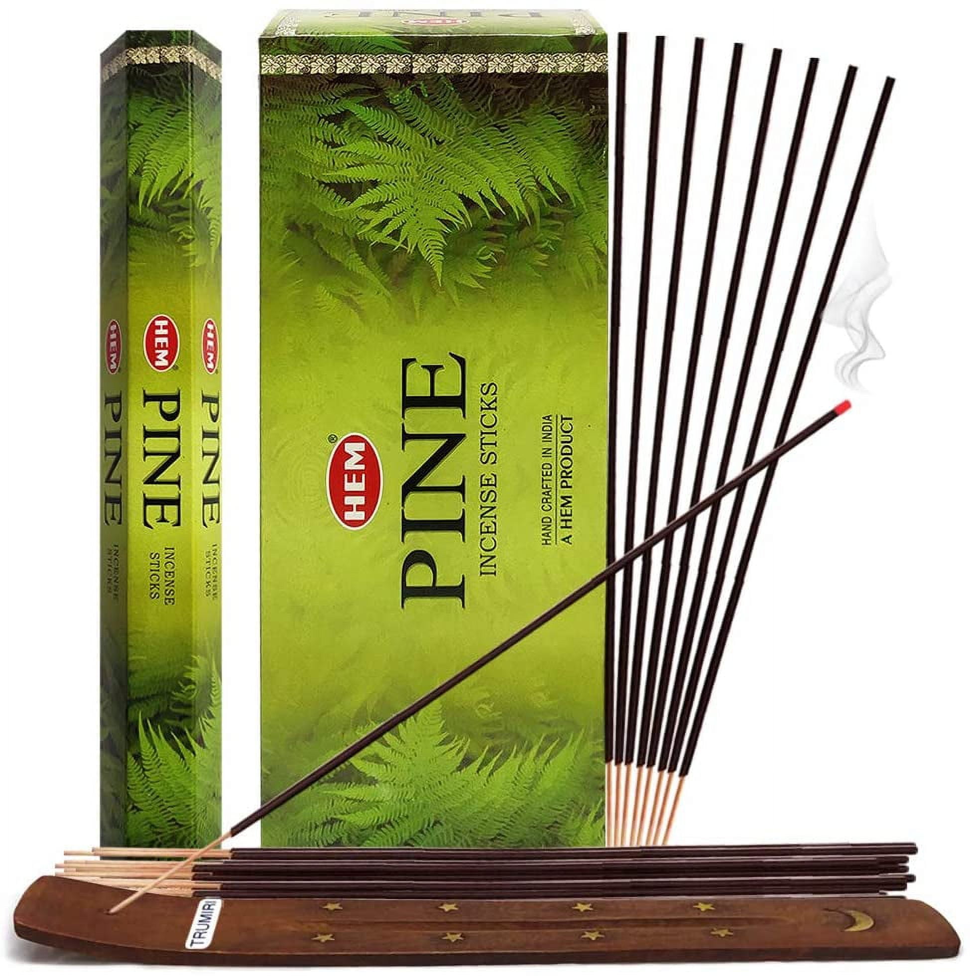 Pine Incense Sticks And Incense Stick Holder Bundle Insence Insense Hem ...
