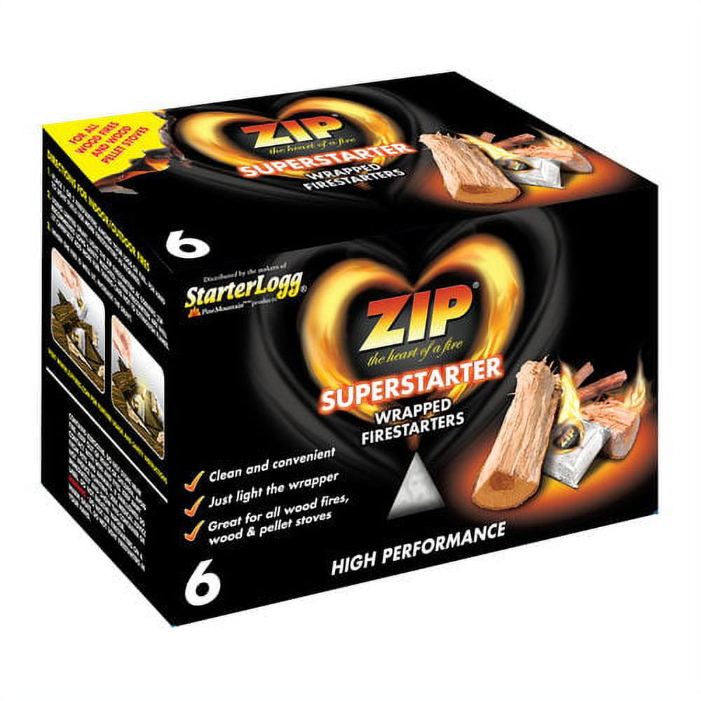 Pine Mountain Zip 6ct Premium Firestarters - Walmart.com