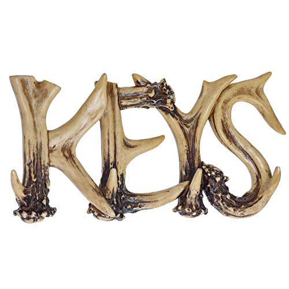 Pine Ridge Deer Antler Hook Key Holder Home Decor, Wall Mounted Rustic ...