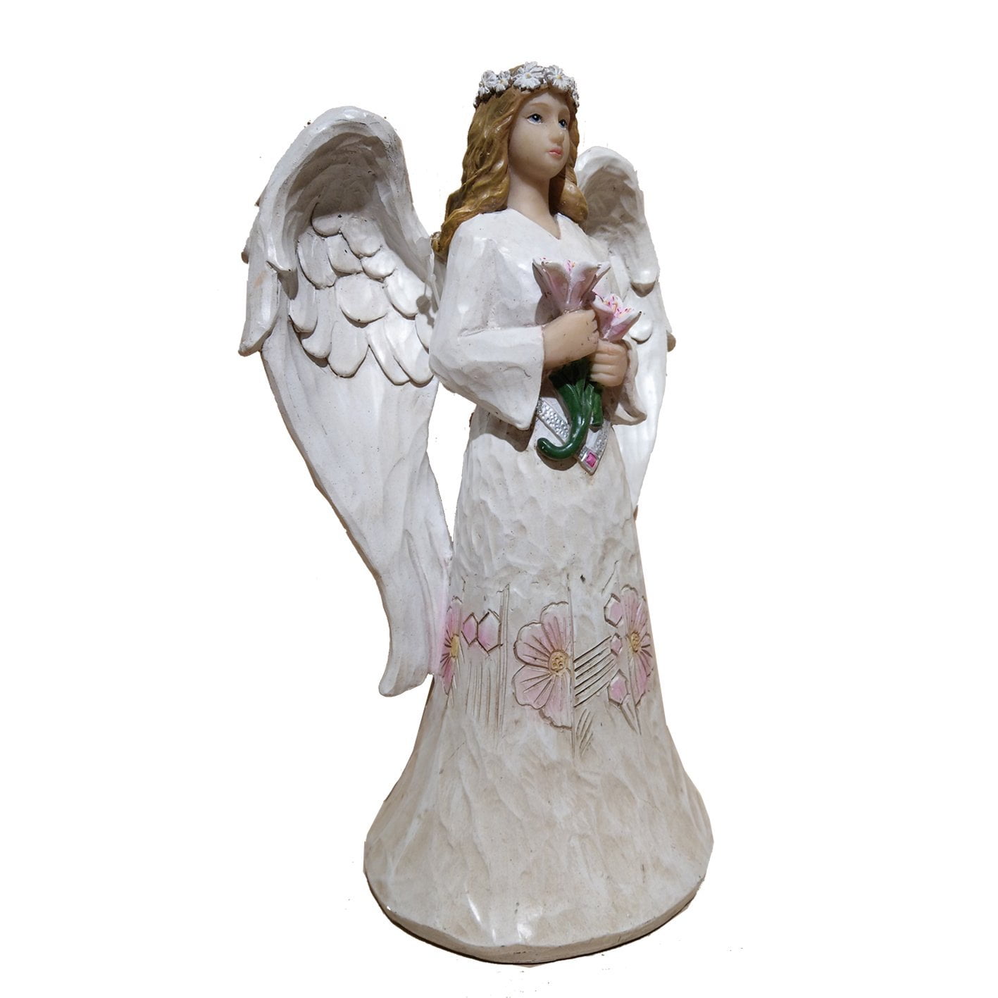 Pine Ridge Inspirational 9" White Angel Figurine with Etching ...
