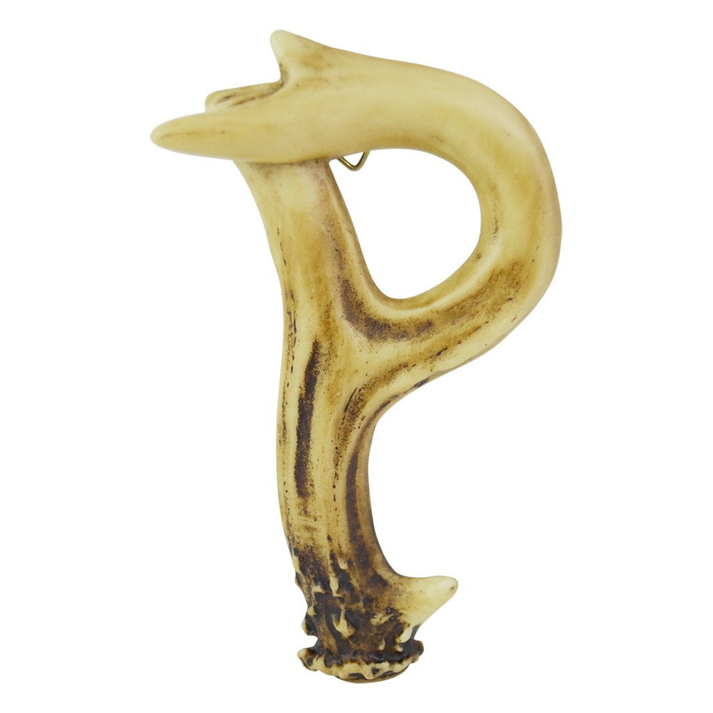 Pine Ridge Personalized Name Art 6" Antler Letter "P" Home Decor - 3D ...