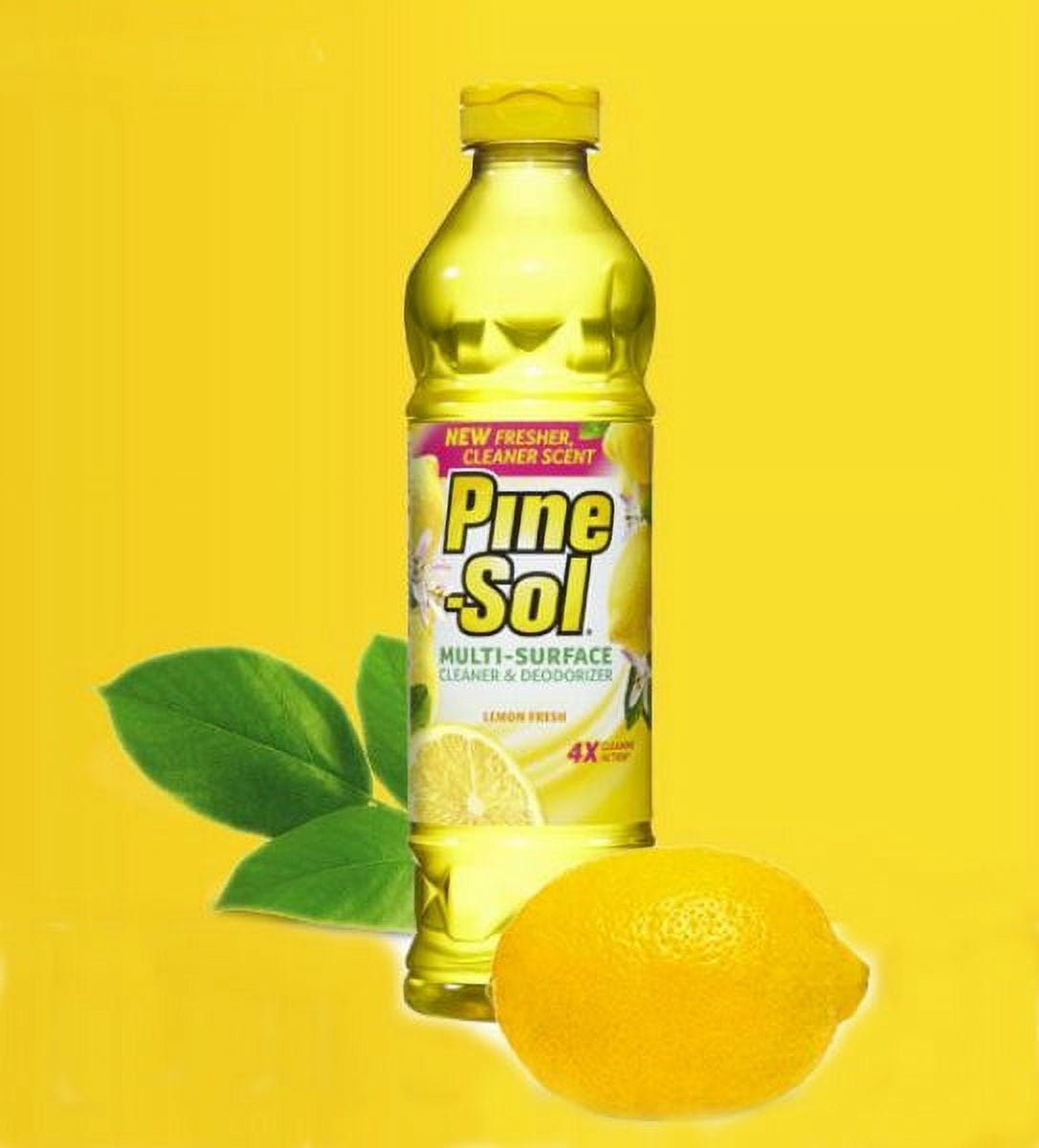 Pine-Sol 40187 Household Multi-Surface Cleaner, Lemon Fresh, 28 Oz ...