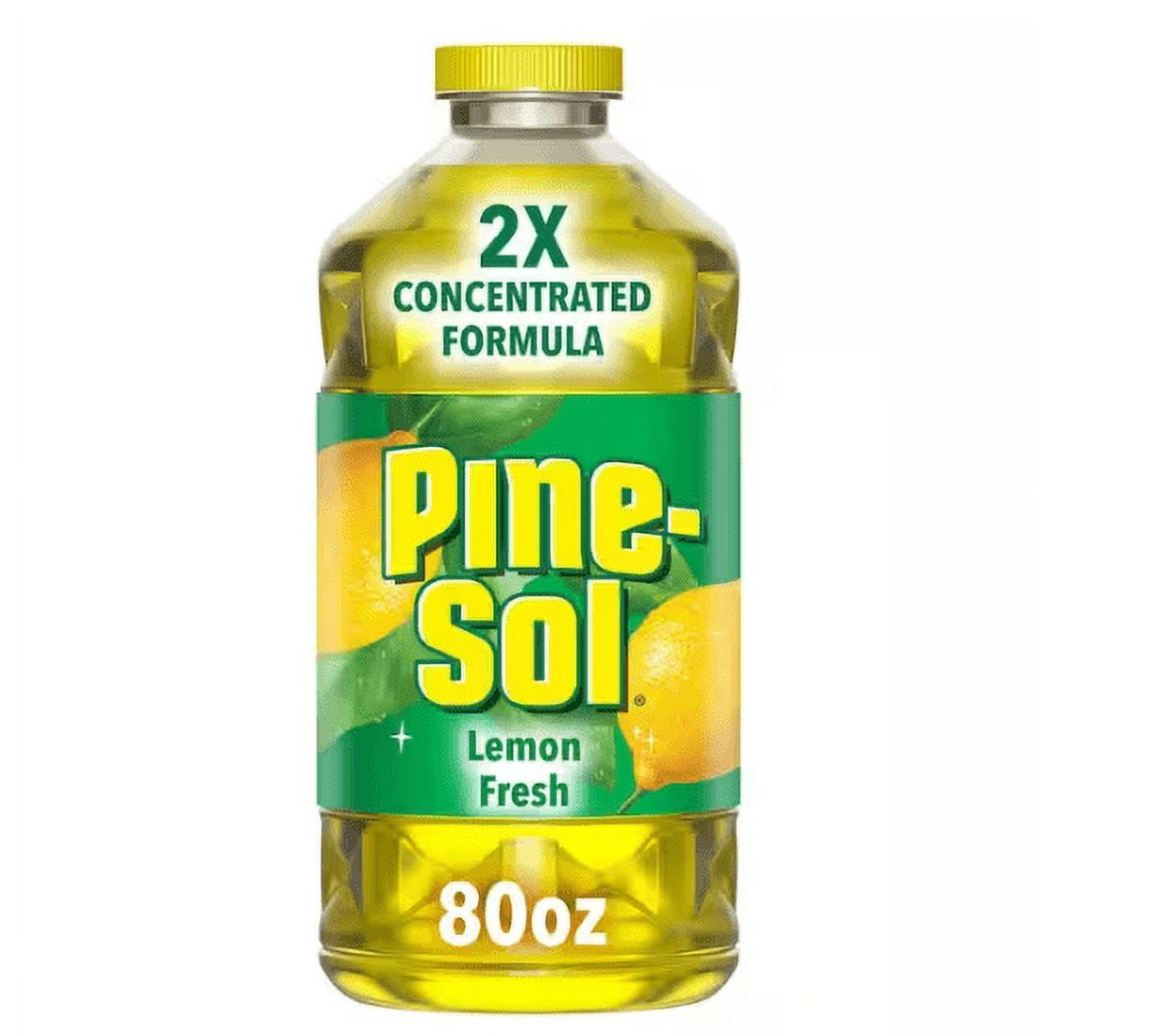 Pine-Sol 80 oz. Lemon Disinfecting All-Purpose Cle Multi-Surface ...