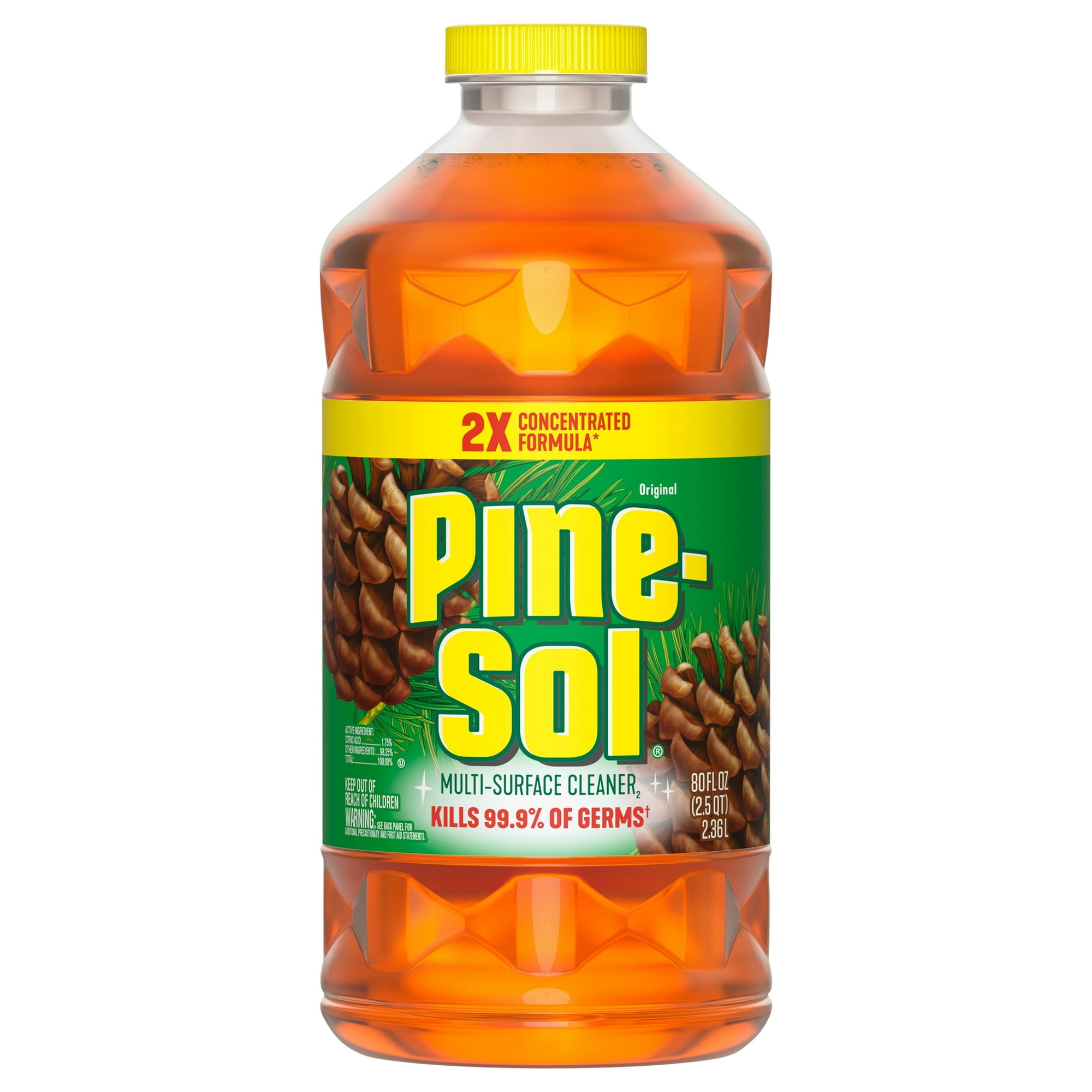Pine-Sol 80 oz. Original Disinfecting All-Purpose Cleaner — Household ...