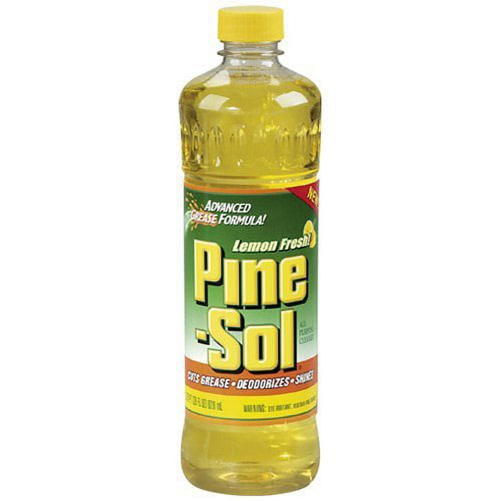 Pine-Sol Lemon Cleaner, 28 oz, Multipurpose Cleaning Surface, Pack of ...