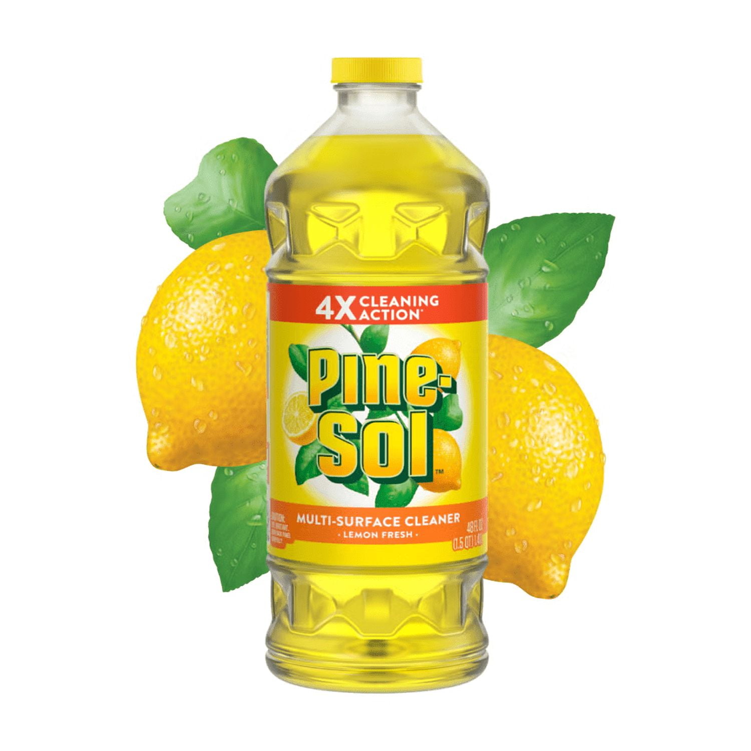 Pine-Sol Lemon Fresh Multi-Surface Cleaner, 47.7 fl oz – 1 Pack ...