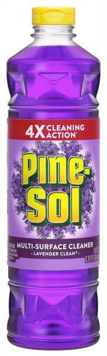 Pine-Sol Multi-Purpose Cleaner, Lavender Scent, 4X Cleaning Action, 828 ...