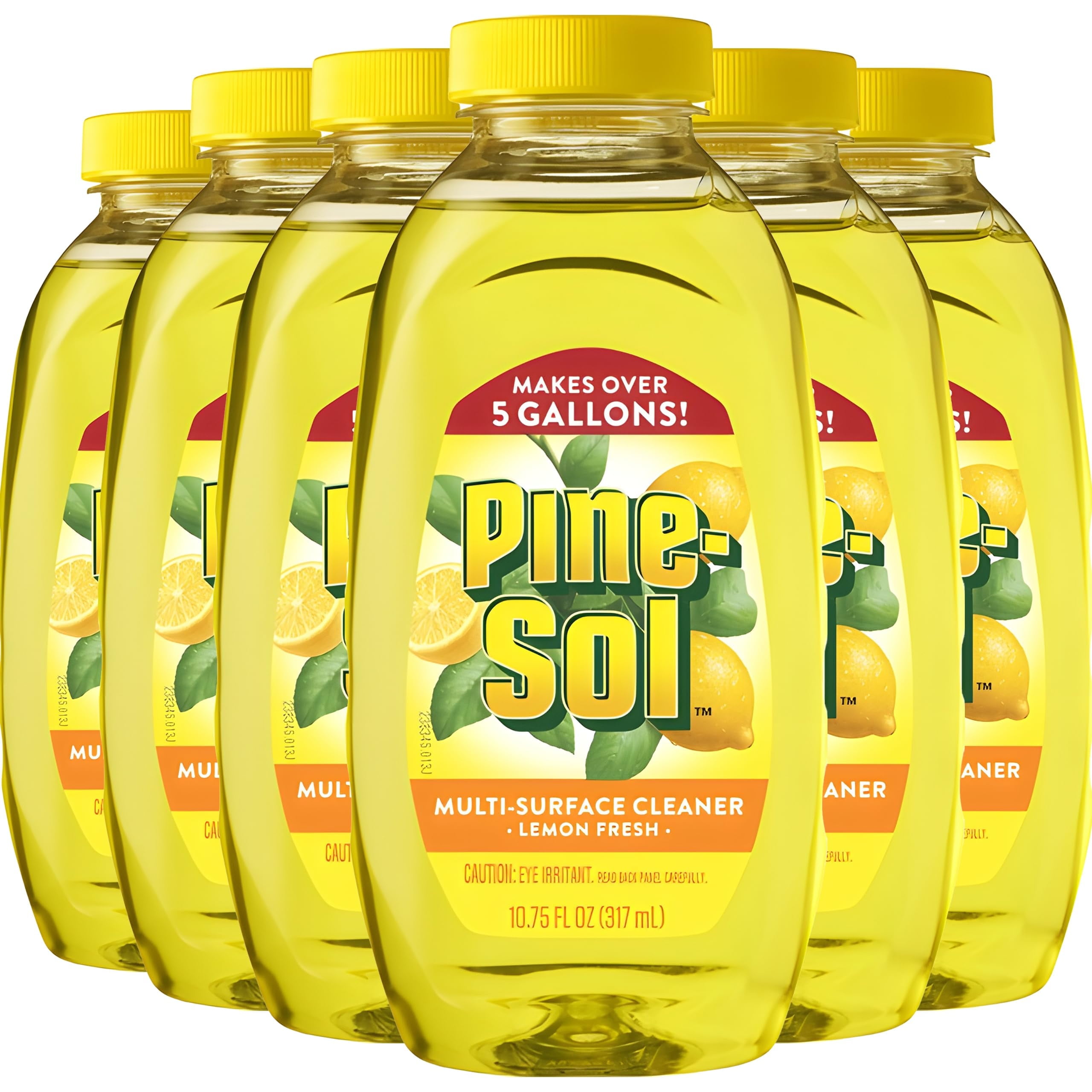 Pine-Sol Multi Surface Cleaner, 6 Pack, Concentrated Multi Purpose Cleaner and Degreaser for ...