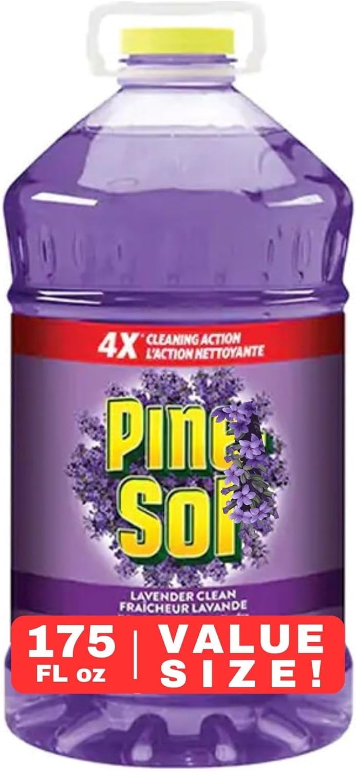 Pine-Sol Multi-Purpose Cleaner 175 fl oz – Fresh Lavender Scent, Splash ...