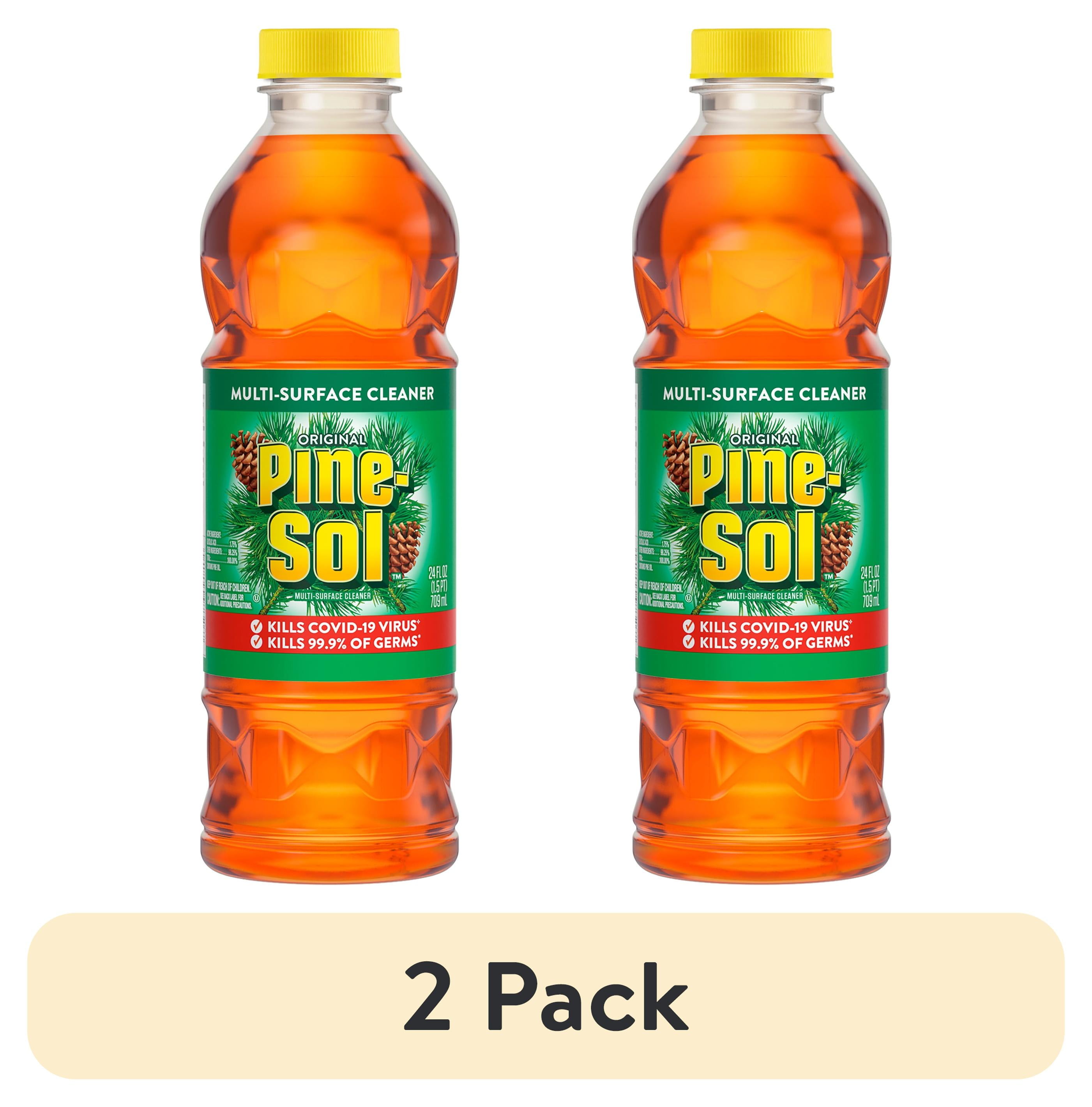 (2 pack) Pine-Sol Multi-Surface Cleaner, Original, 24 oz Bottle ...