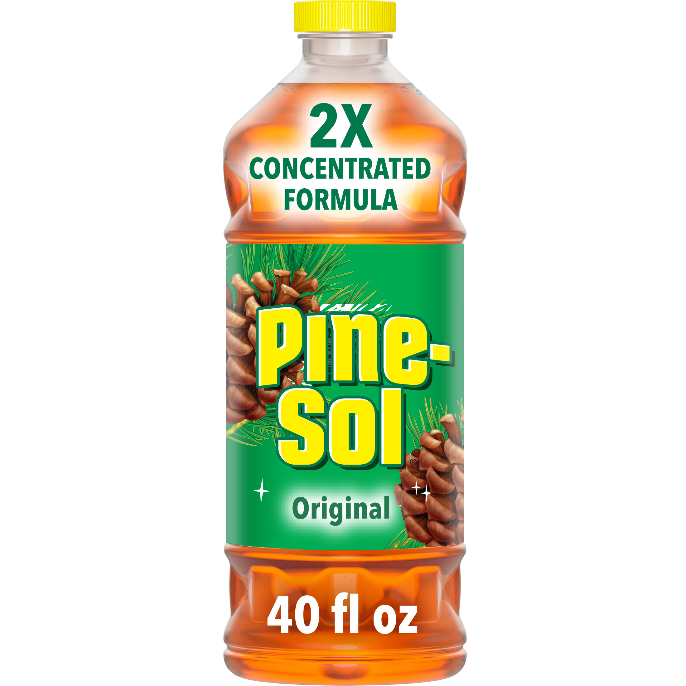 Pine-Sol Disinfecting All Purpose Cleaner, Sparkling Original Pine, 40 ...