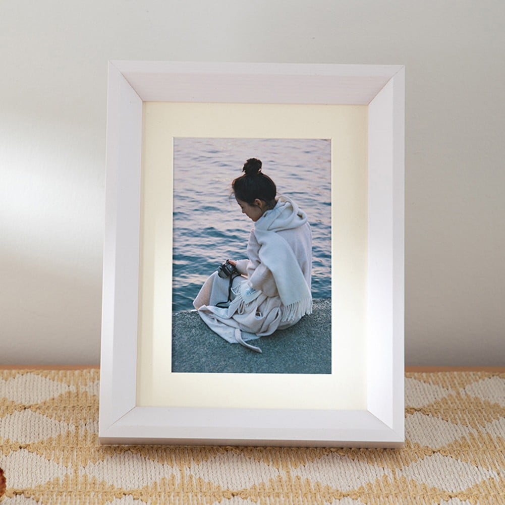 Pine Solid Wood Table Photo Frame, 5/6/7/8/10 Inch A4, Photo Mounting ...