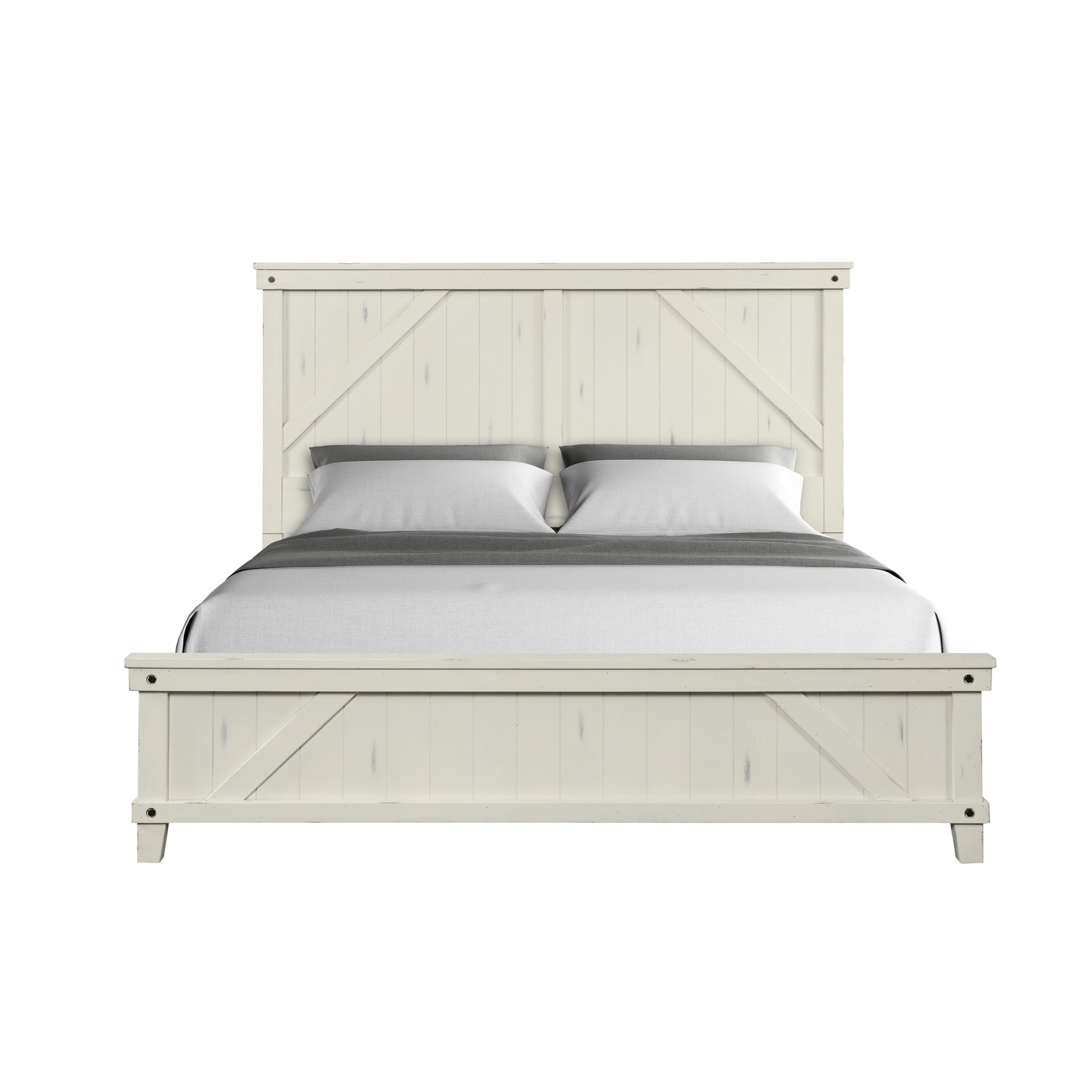 Pine Solids Frame - Industrial Farmhouse Look - Bedroom Refresh ...