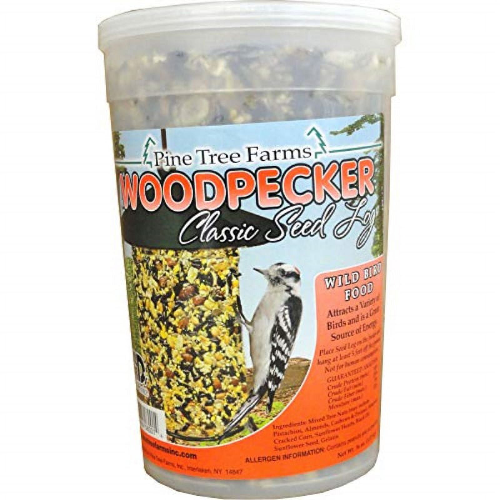 Pine Tree 8001 Woodpecker Classic Seed Log, 36-Ounce - Walmart.com