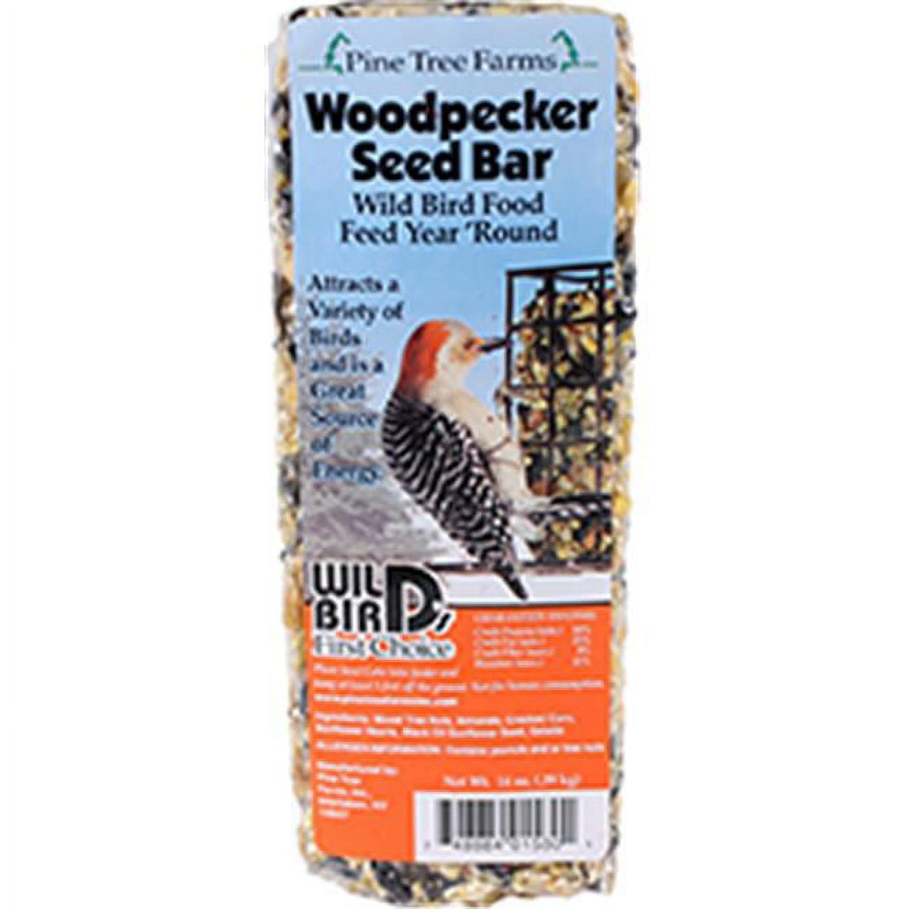 Pine Tree Farms 399633 Wild Bird S First Choice Woodpecker Seed Bar, 14 ...
