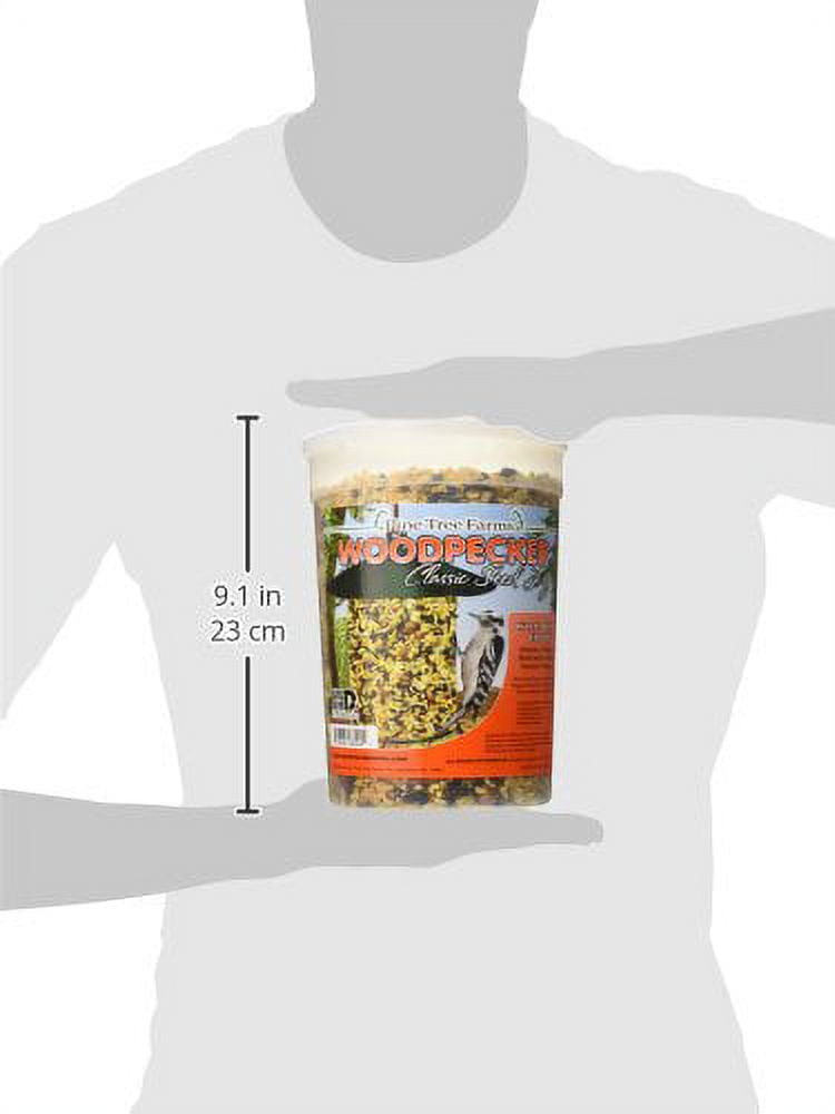 Pine Tree Farms Woodpecker Classic Seed Log - Walmart.com