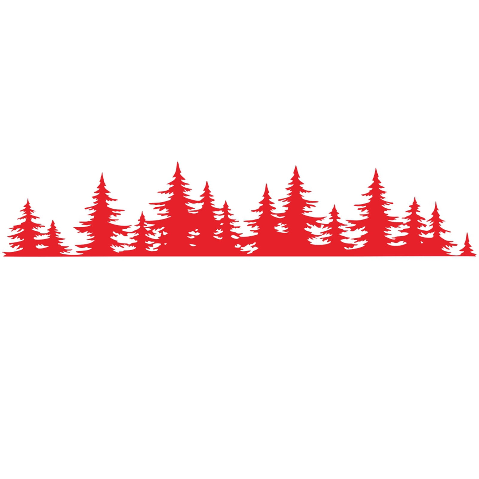 Pine Tree Forest Car Sticker Vinyl Decal Window Car Body Decor Sticker ...