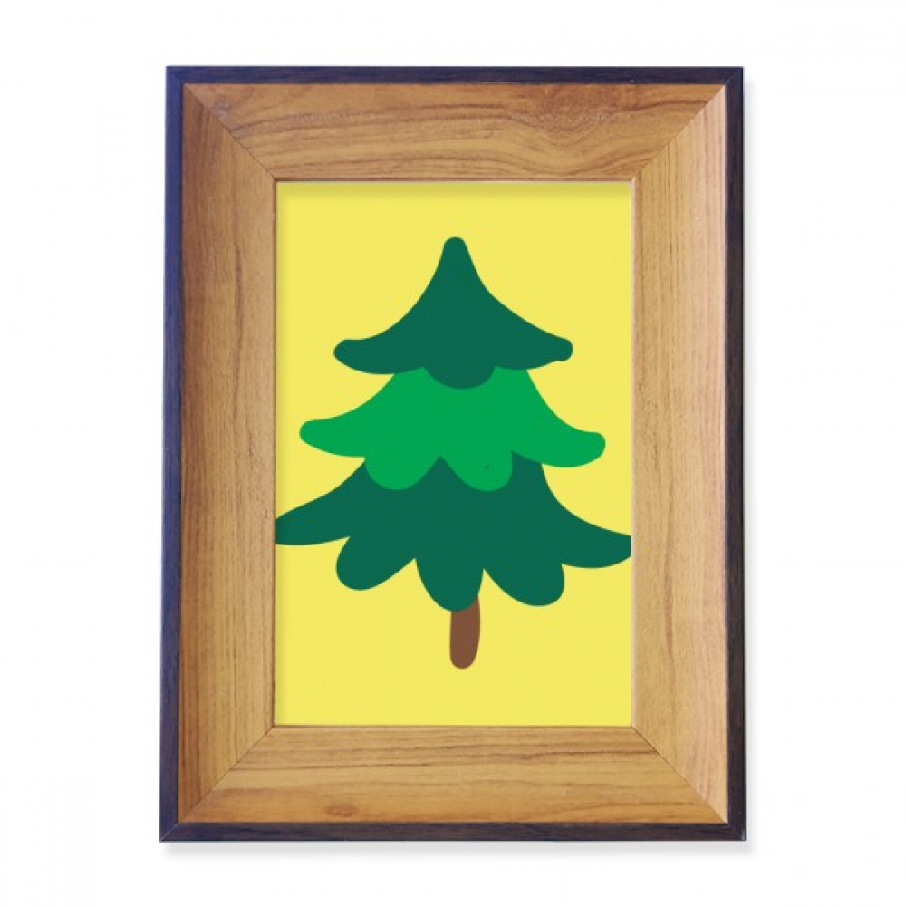 Pine Tree Green Gradient Photo Frame Exhibition Display Art Desktop ...