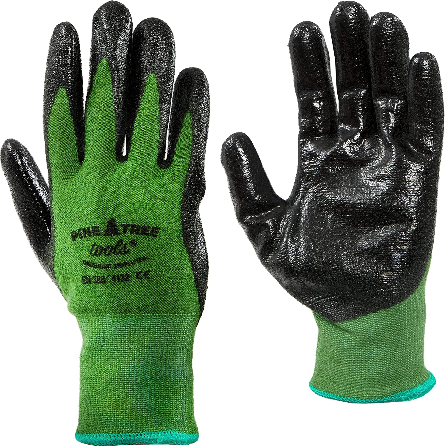Pine Tree Tools Bamboo Gardening Gloves for Planting, Digging, Outdoor ...