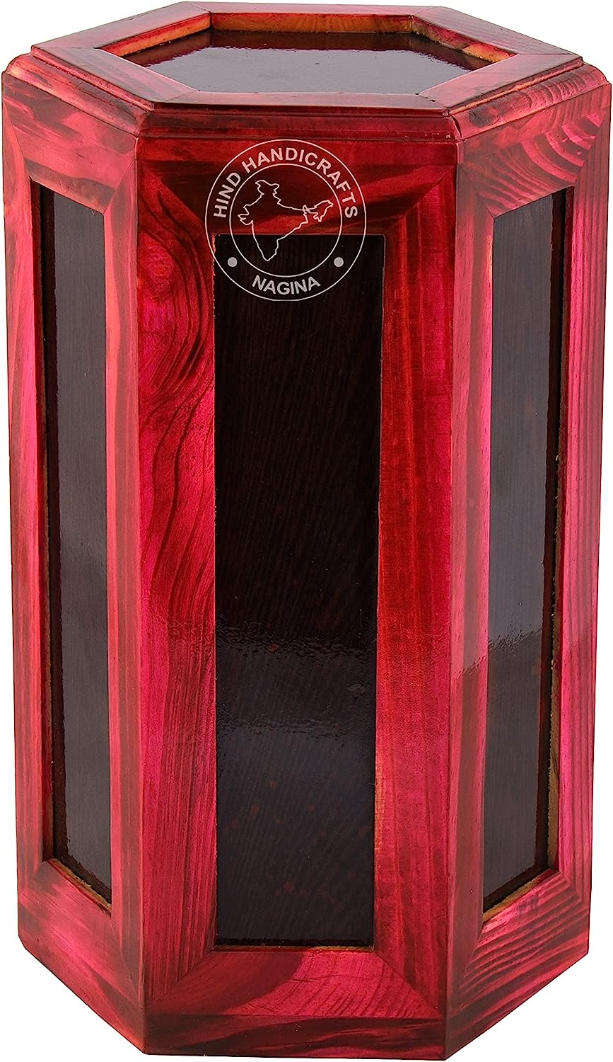 Pine Wood Border Engraved Cremation Urns for Human Ashes Adult, Burial ...