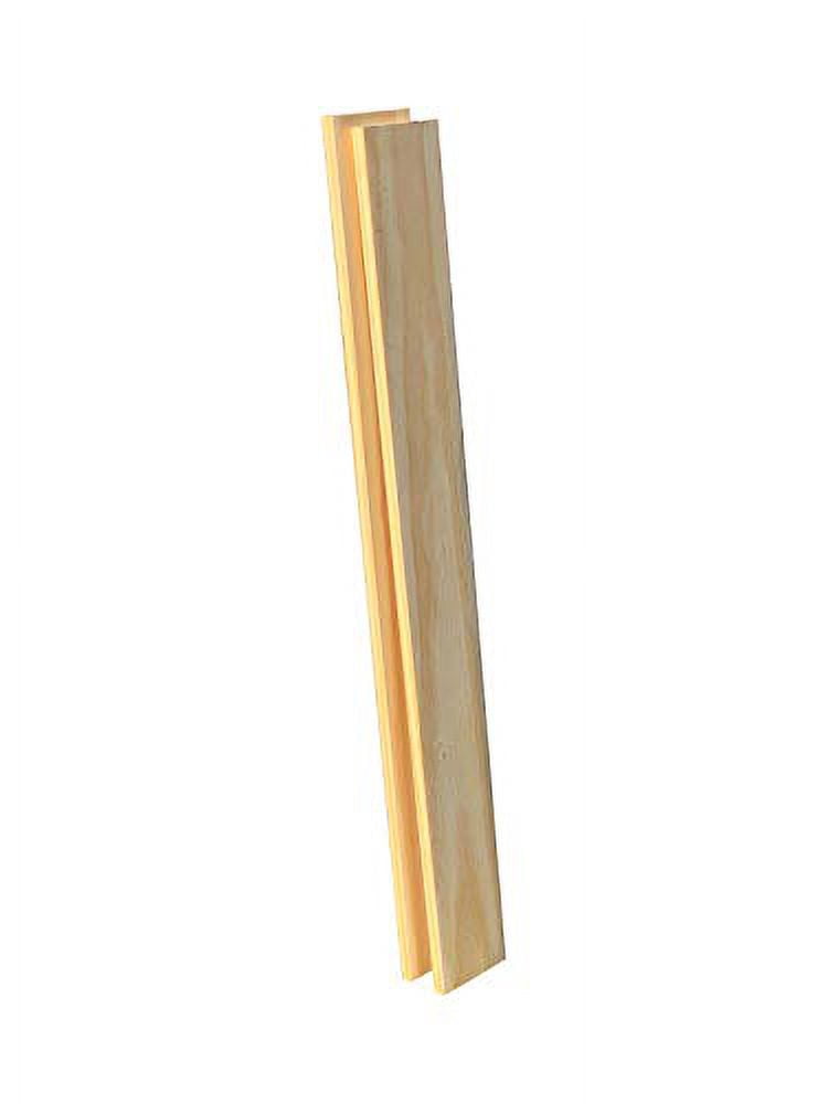 Pine Wood Lumber Board 6 Count Wooden Lumber Plank 3/4 in x 4 in x 3 ft ...