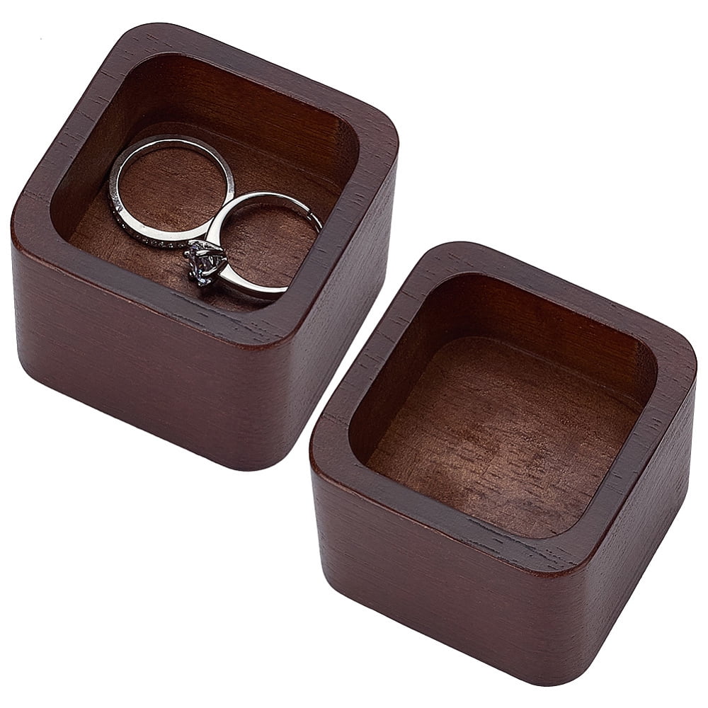 Pine Wood Timber Ring Displays Tray Rings Jewelry Organizer Holder ...