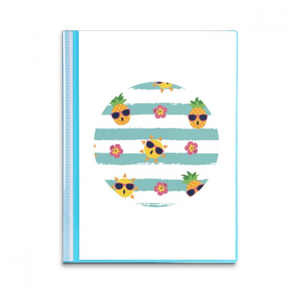 PineFruit Sun Glass Flower River Book Sheet Protectors Portfolio Binder ...