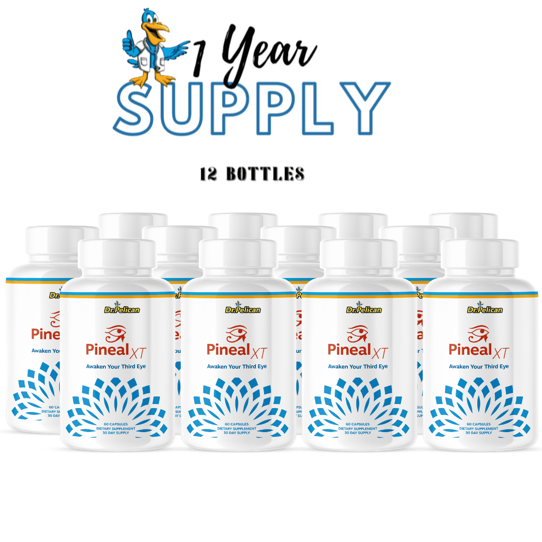 Pineal XT- Nerve & Brain Support- 12 Bottles- 720 Capsules - Walmart.com