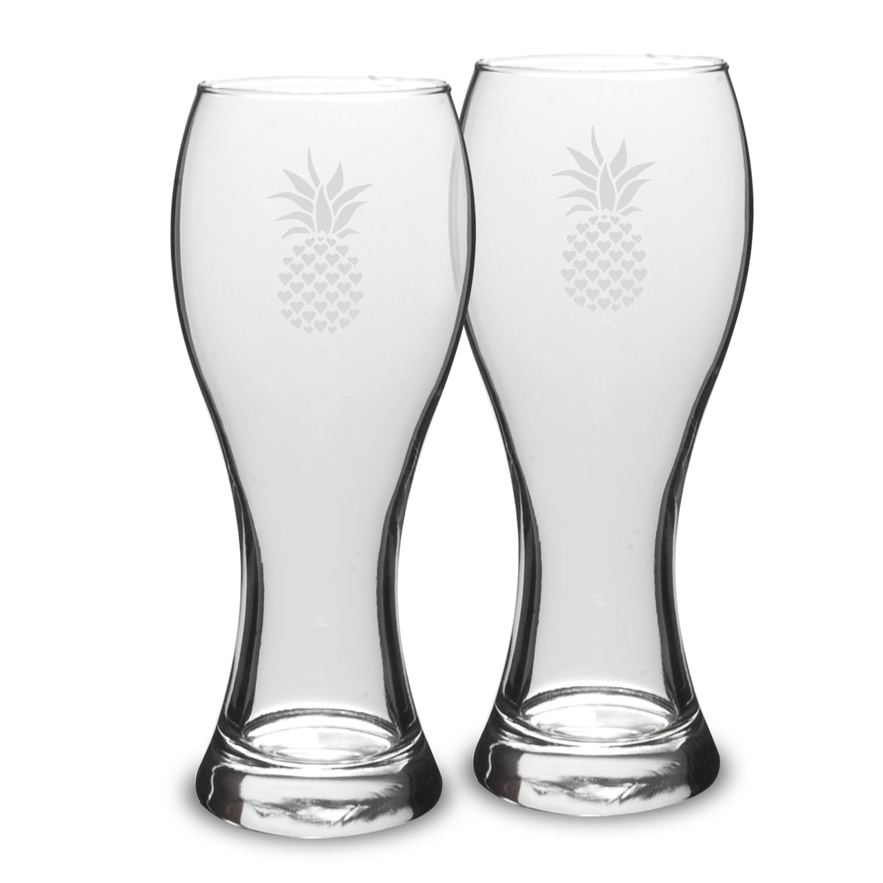 Pineapple 23 oz Giant Beer Pilsner - Set of 2 - Walmart.com
