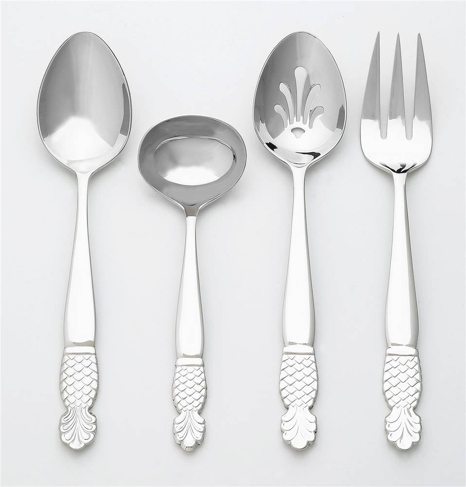 Pineapple 4-Pc. Flatware Hostess Set - Walmart.com