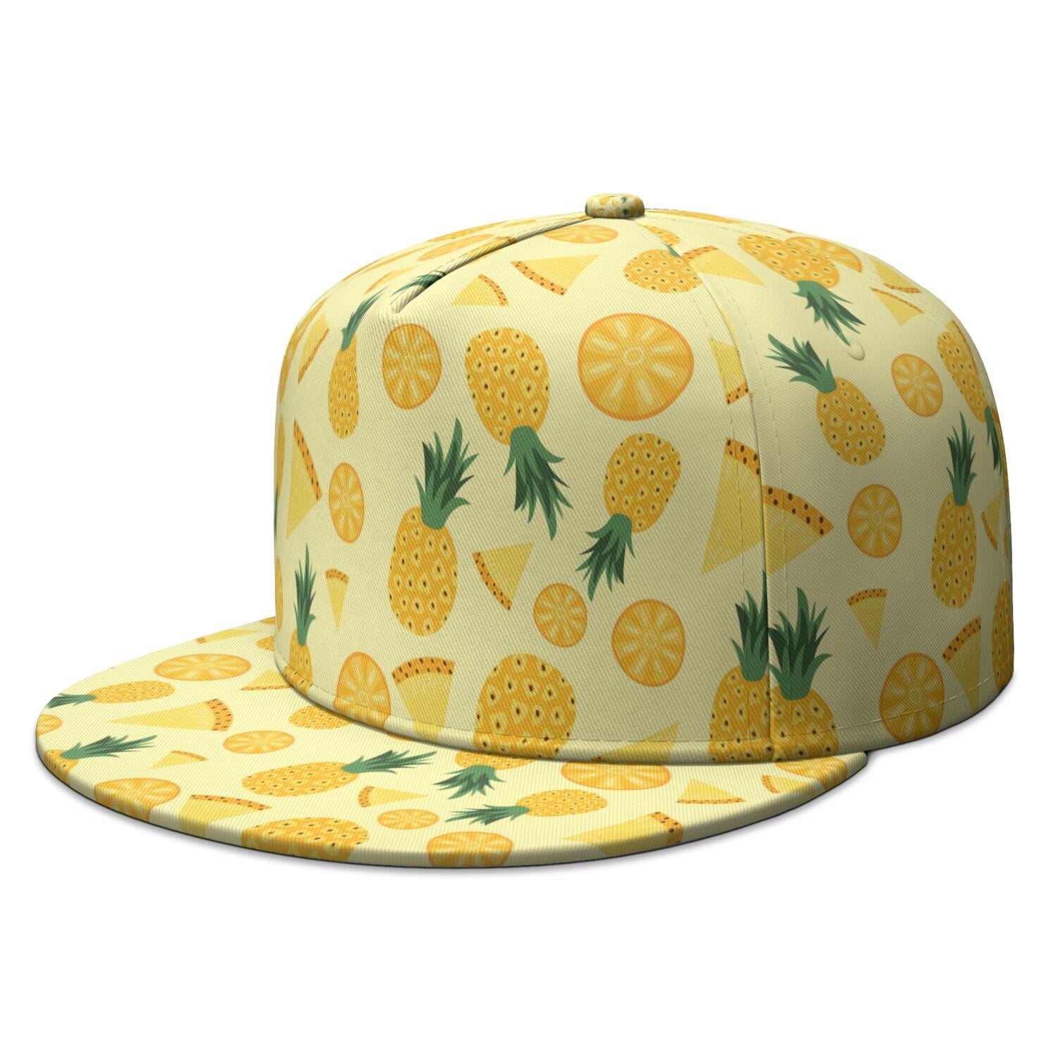 Pineapple Aesthetic Snapback - Golden Pineapple & Sunshine Design ...