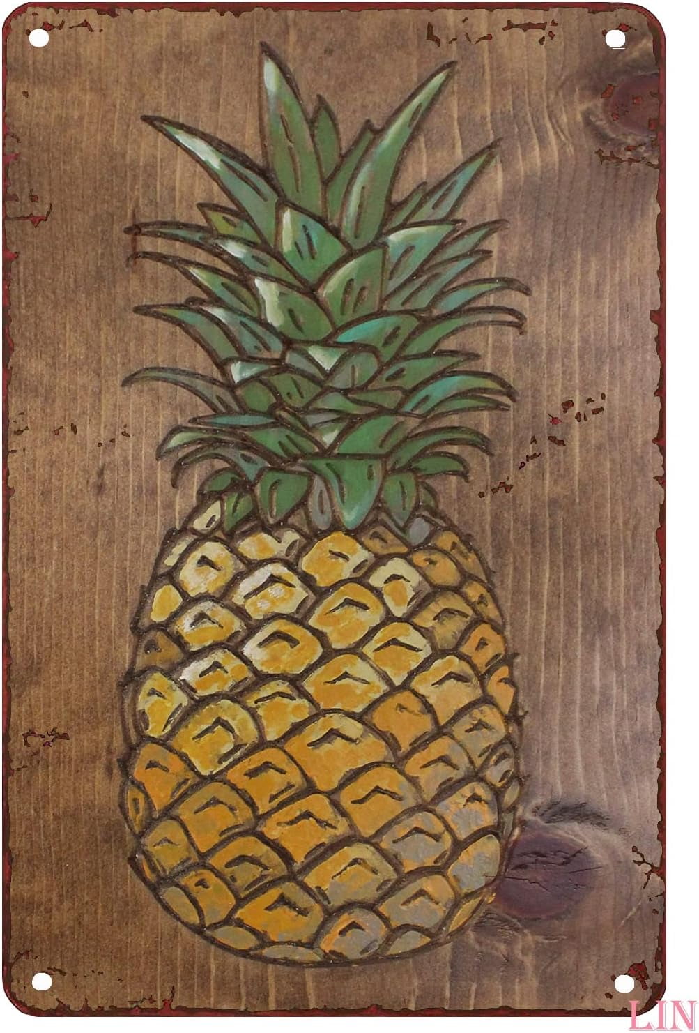 Pineapple Art Work Metal Pineapple Decor Beach Hous Welcome Sign Summer ...