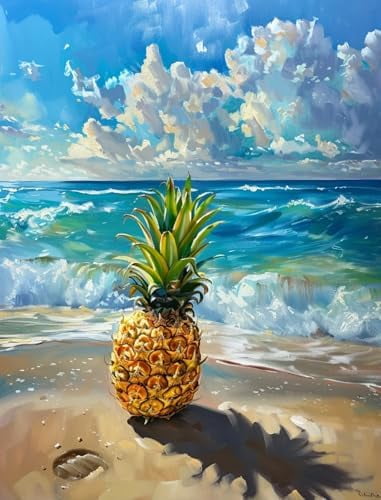 Pineapple on The Beach Puzzle for Adults Educational Intellectual ...