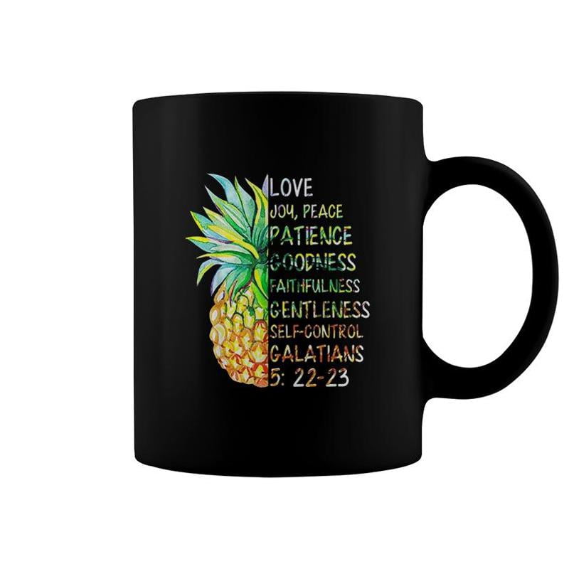 Pineapple Bible Fruit Of The Spirit Love Joy Peace Coffee Mu - Walmart.com