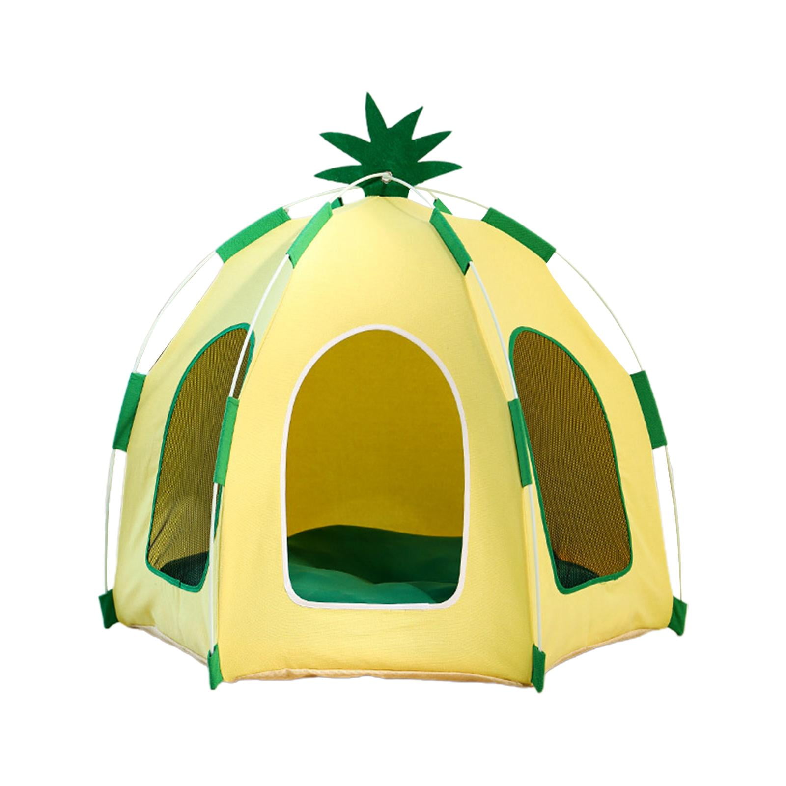 Pineapple Cat Dog Tent Hut Portable Pet House for Pet Supplies Puppy ...