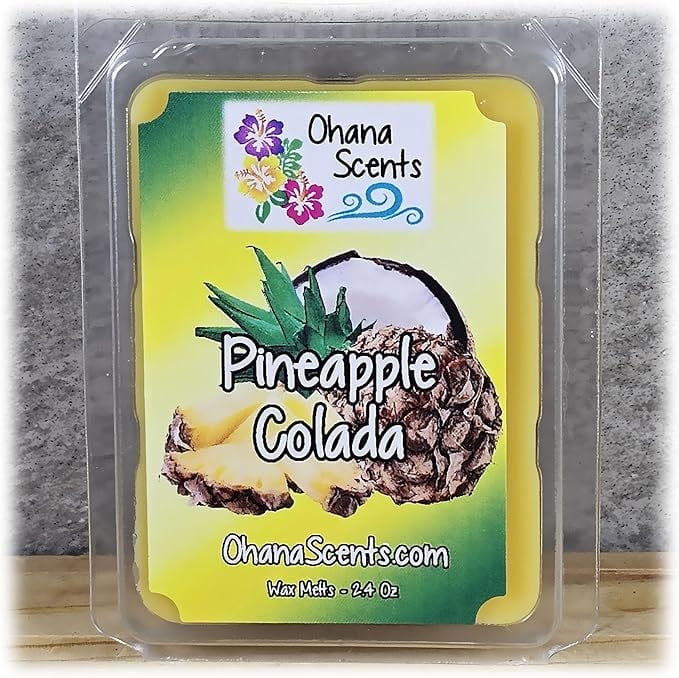 Ohana Scents, Pineapple Colada Wax Melts, Refreshing Pineapple Coconut ...
