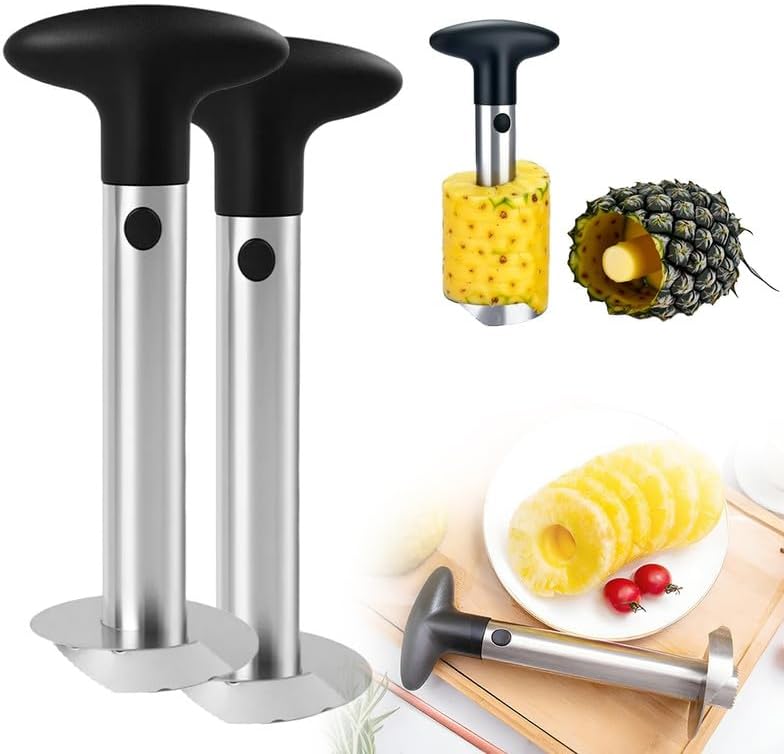 Pineapple Corer Cutter, Pineapple Core Remover with Measure Mark ...