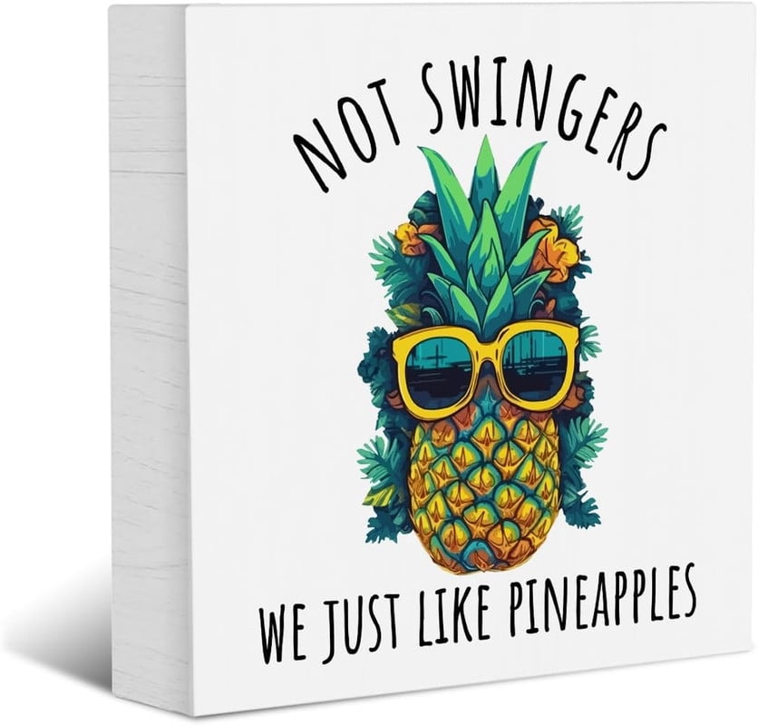 Pineapple Decor Pineapple Wood Box Signs Pineapple Gifts Summer ...