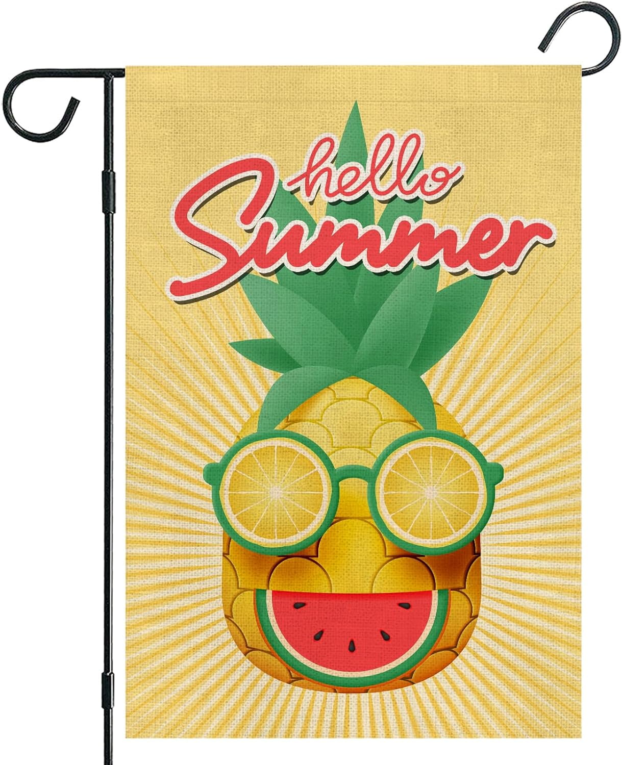 Pineapple Garden Flag Small Double Sided Readable Yard Signs Vertical ...