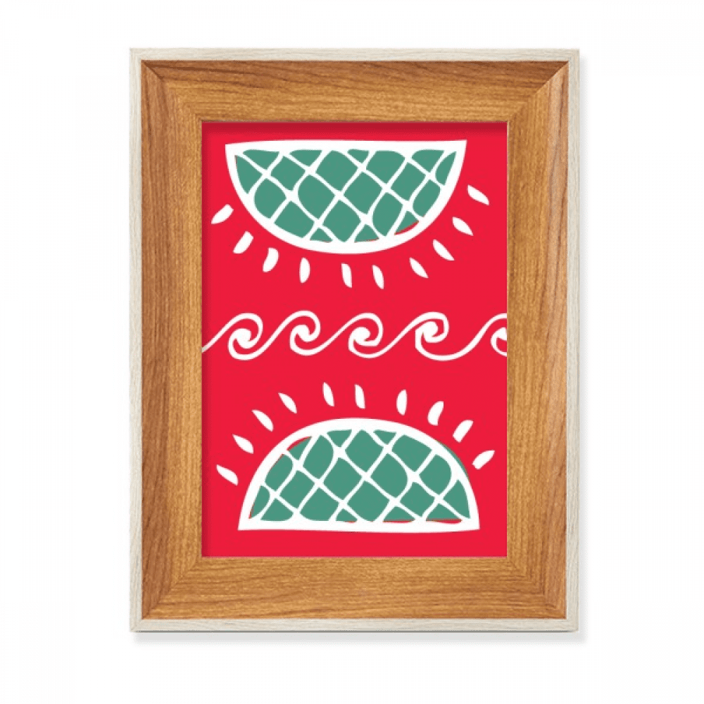 Pineapple Mexico Totems Ancient Civilization Desktop Wooden Photo Frame ...