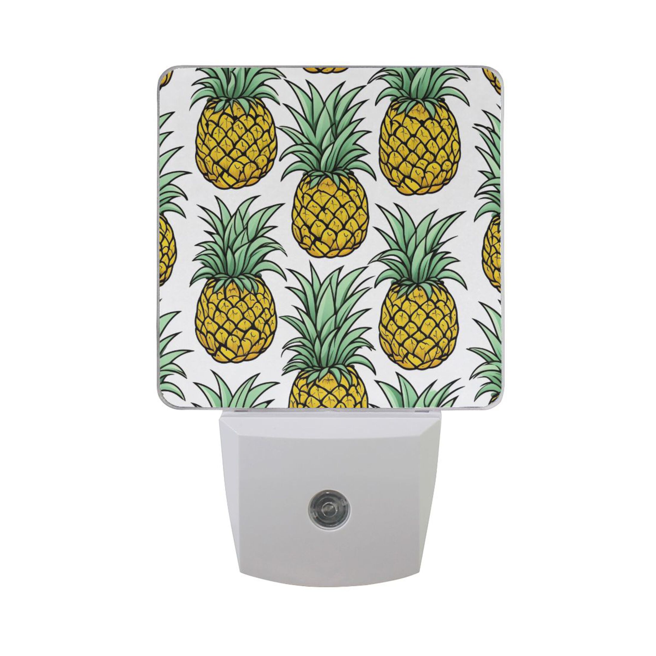 Pineapple Night Light LED Dusk to Dawn Auto Sensor Night Lamp Plug-in ...
