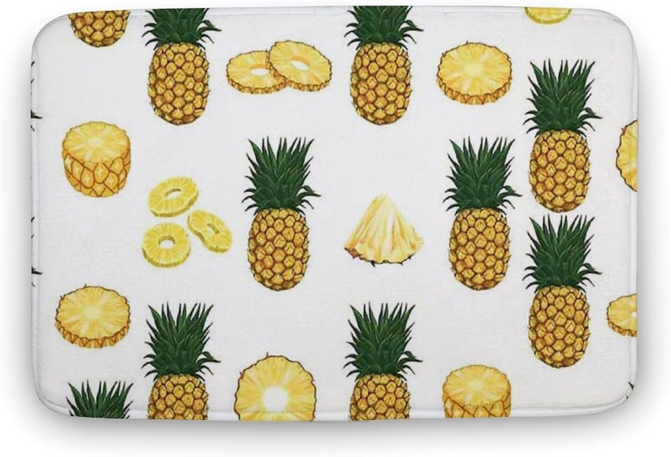 Pineapple Outdoor Rug 16"x24", Washable Door Mat Outdoor Welcome Mats ...