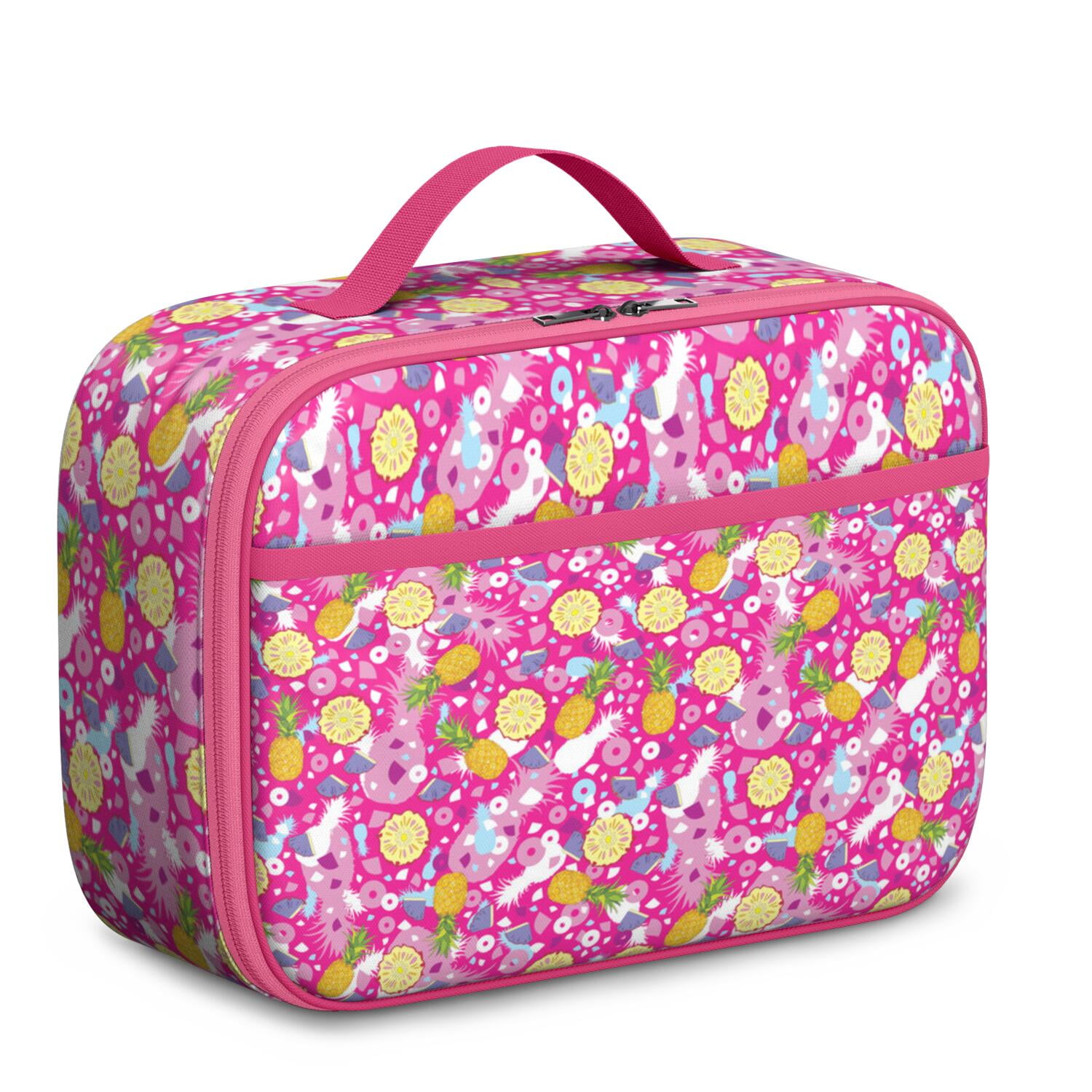 Pineapple Party Theme Lunch Bag - Tropical Insulated Lunch Tote for ...
