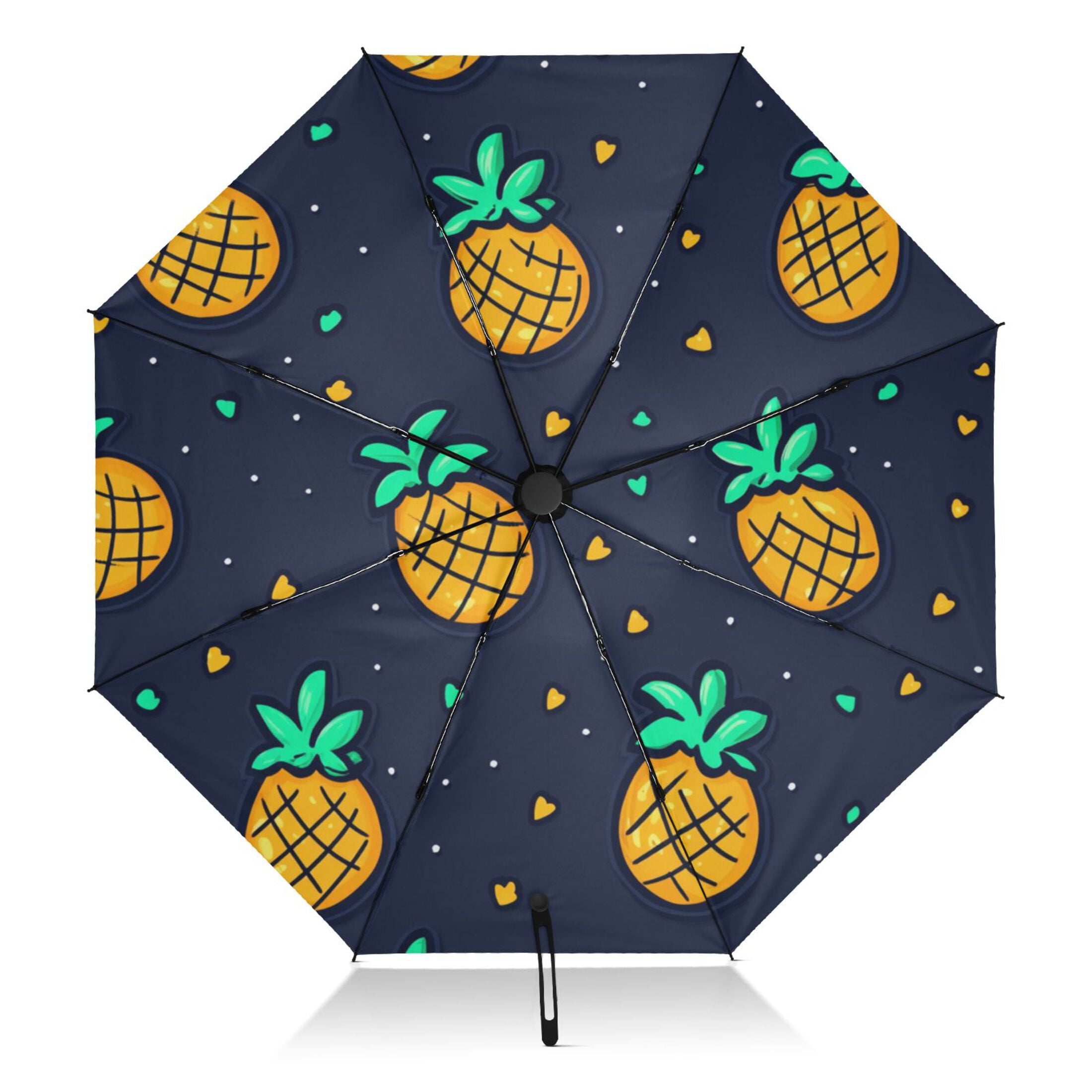 Pineapple Pattern Extra Large Automatic Umbrella, UV Protection ...