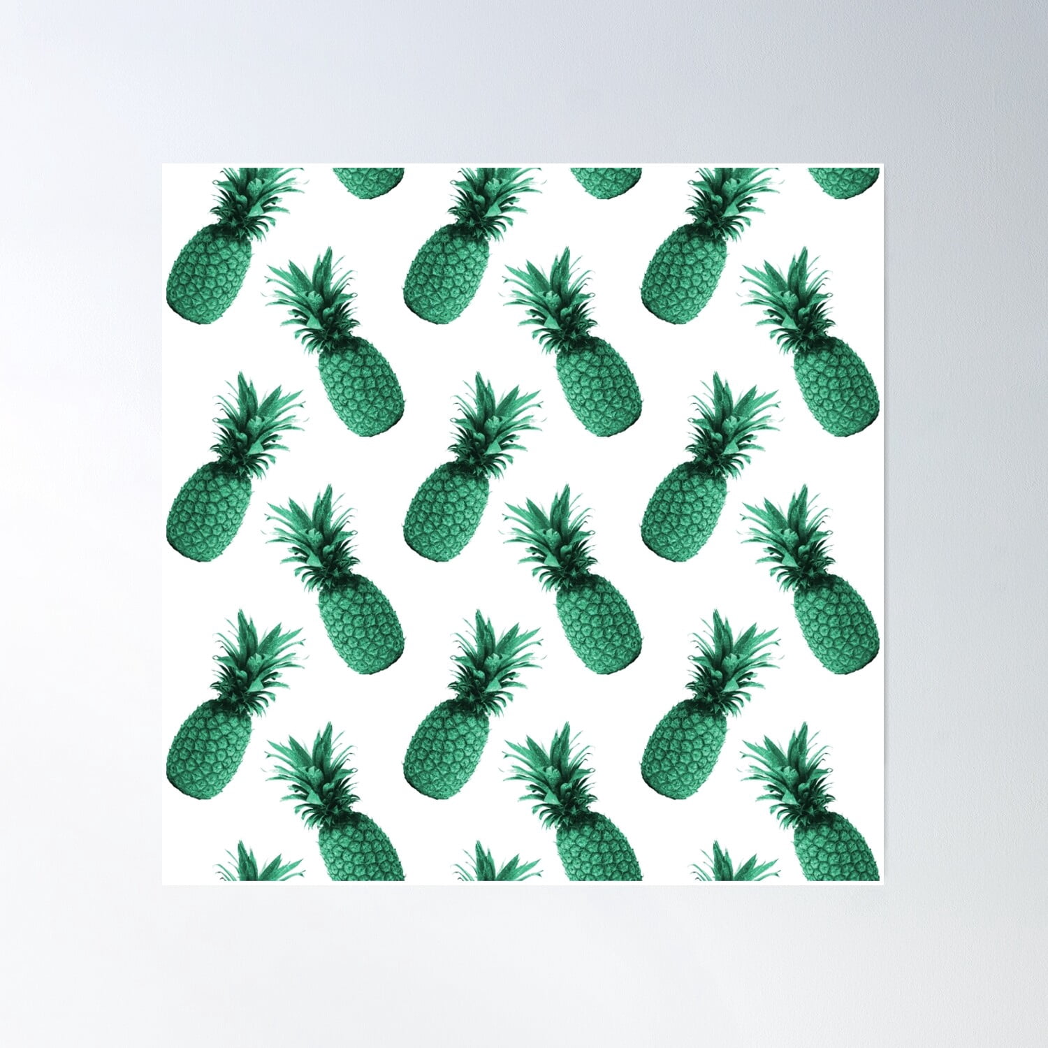 Pineapple Pattern - Tropical Pattern - Summer- Pineapple Wall Art ...