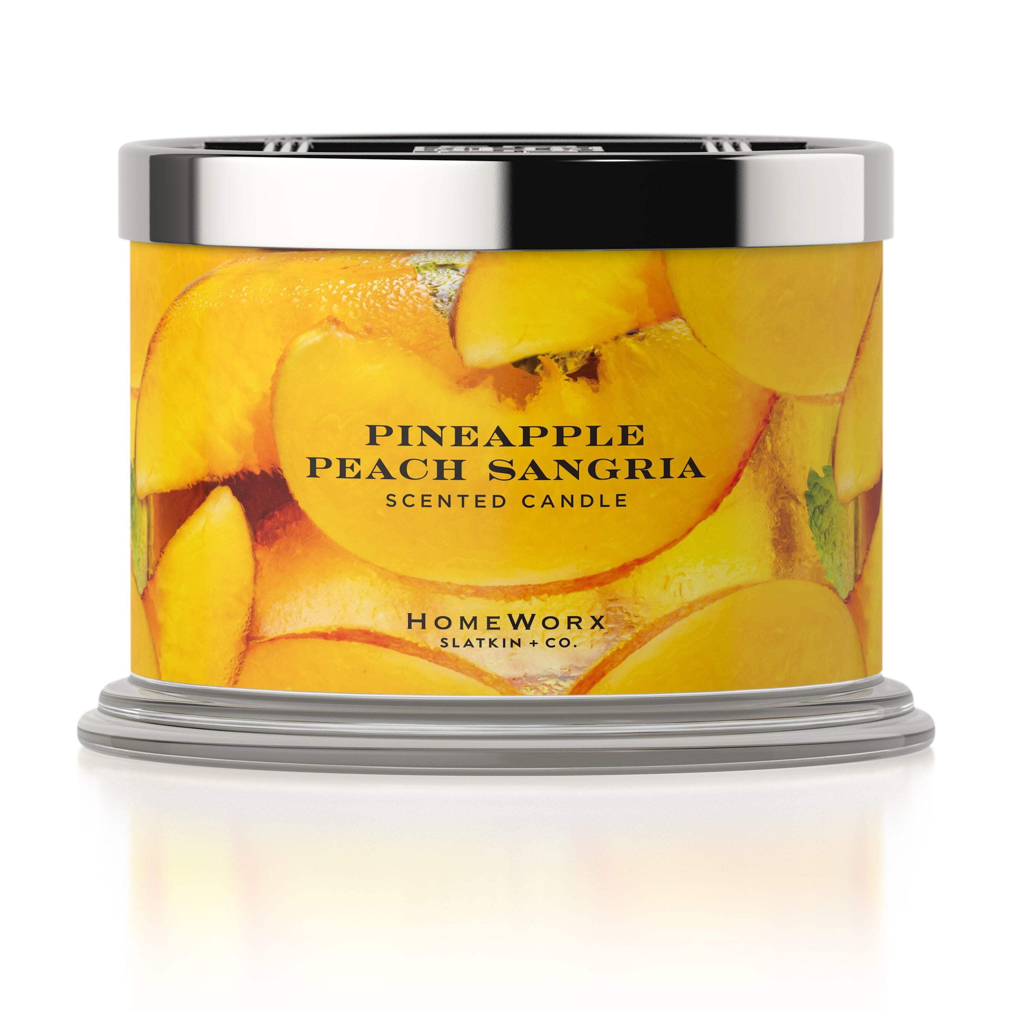 Pineapple Peach Sangria 3 Wick Candle - Walmart.com