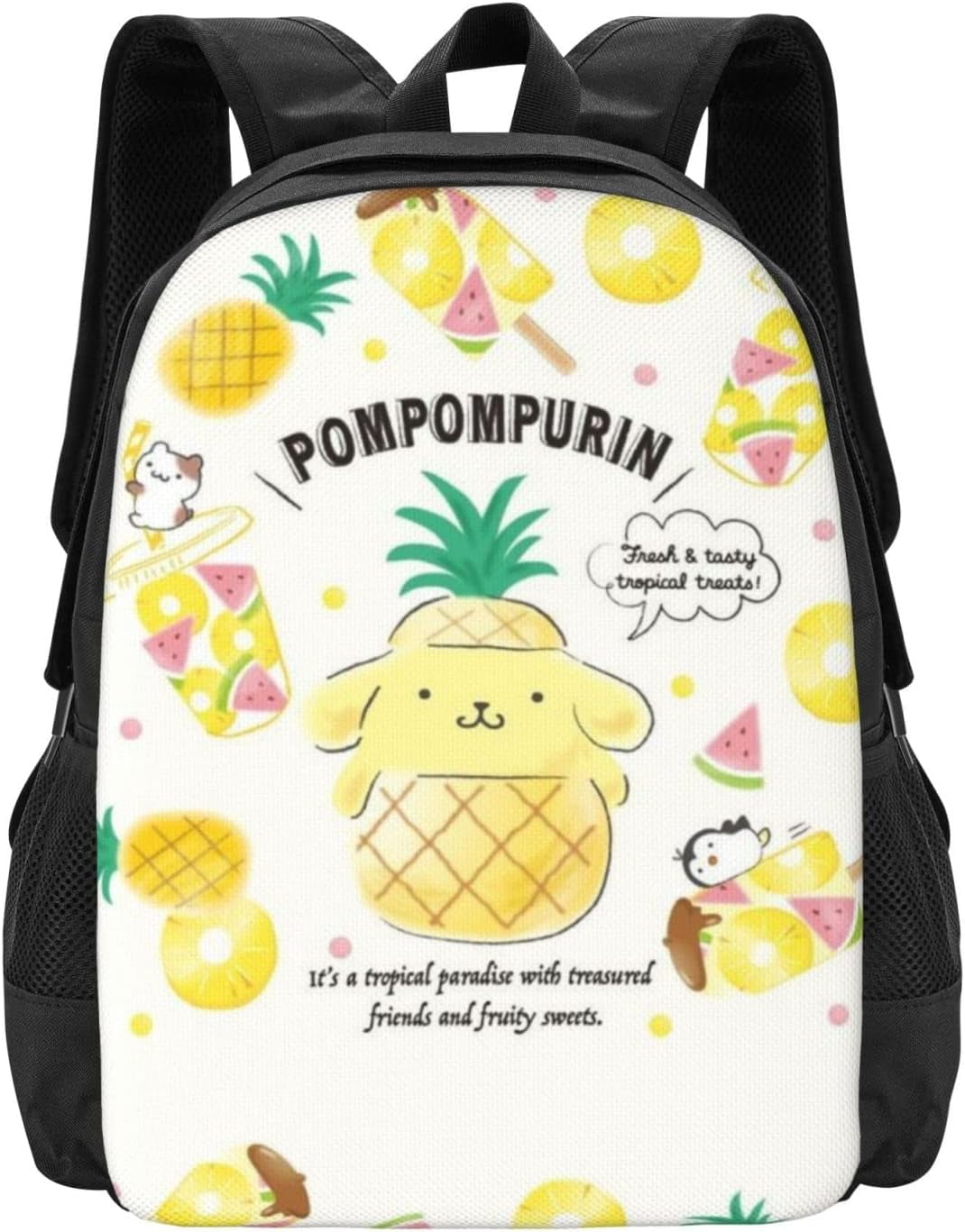 Pineapple ‌Pompom Purin Backpack Cartoon ‌Pompom Purin 3d Printed ...