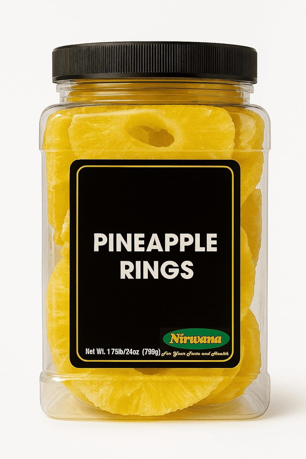 Pineapple Rings – Jar – Ready-to-Eat Dried Fruit for Snacking and ...