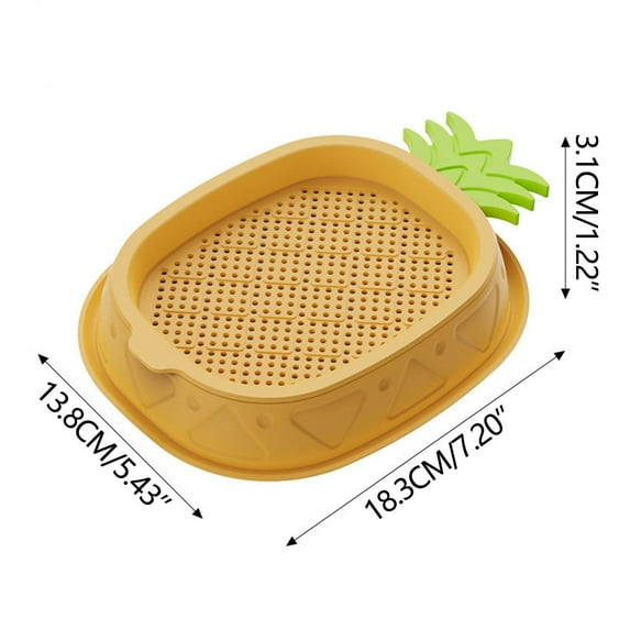 Pineapple-Shaped Hydroponic Seed Starter Tray with Transparent Water ...